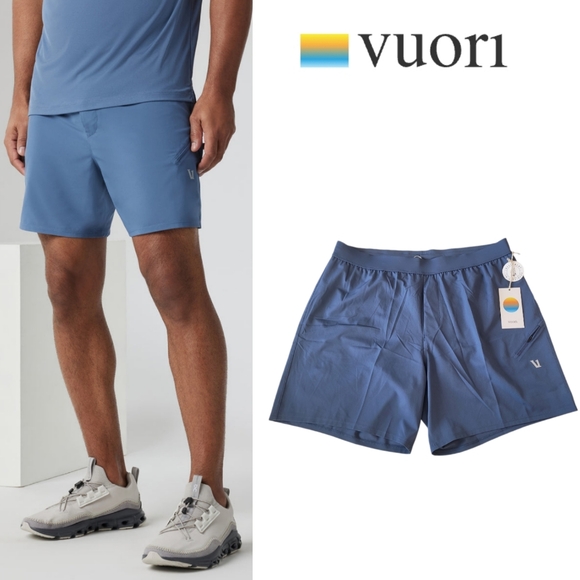 Vuori | Shorts | Vuori Qualify Lined Run Shorts In Nautilus | Poshmark